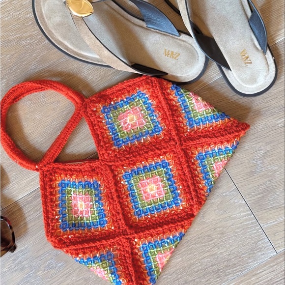 Zara | Bags | Zara Tik Tok Colorful Mini Crochet Beaded Bag | Poshmark